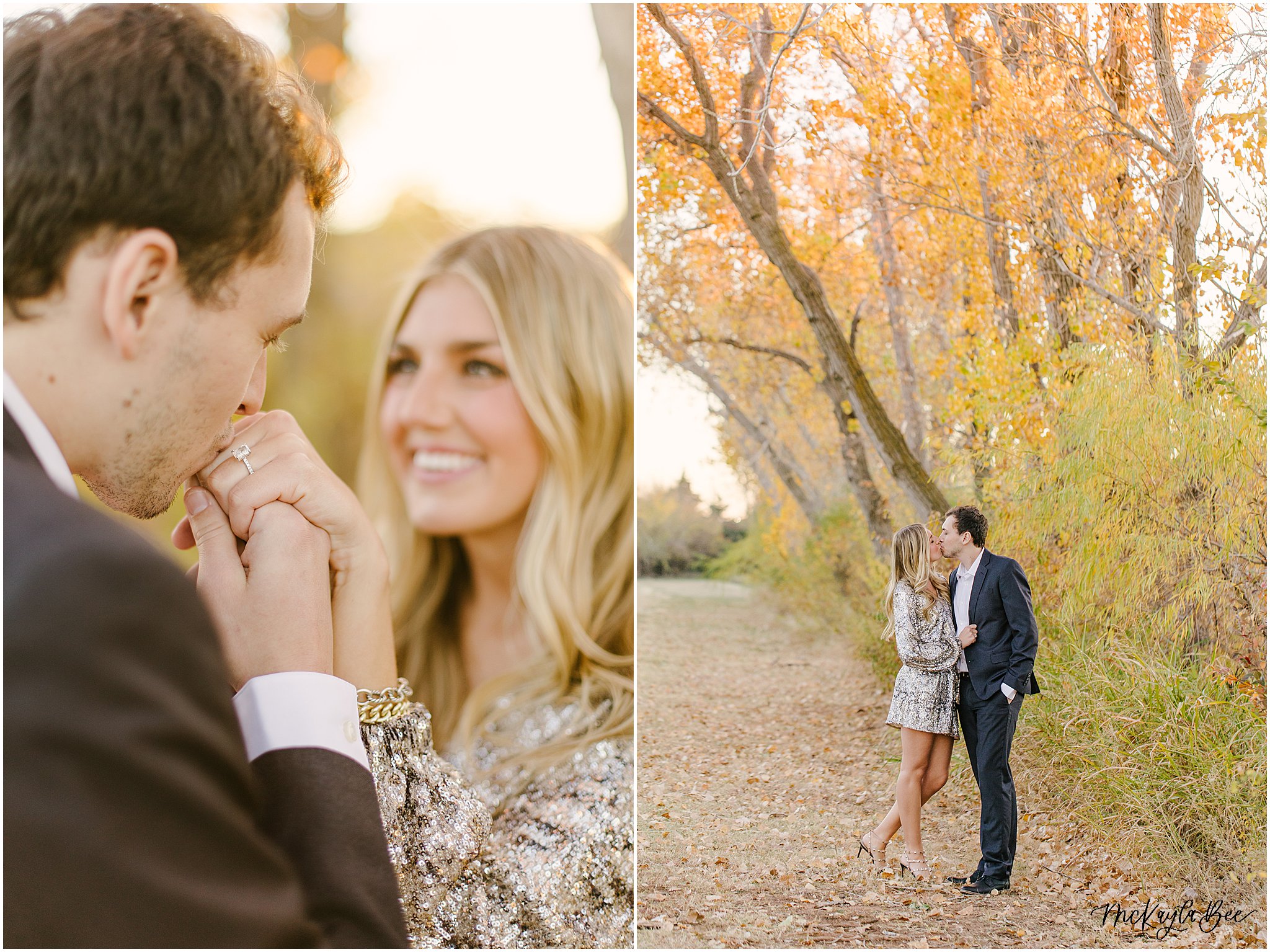 Natalie + John - Oklahoma City Fall Engagement Session - mckaylabee.com