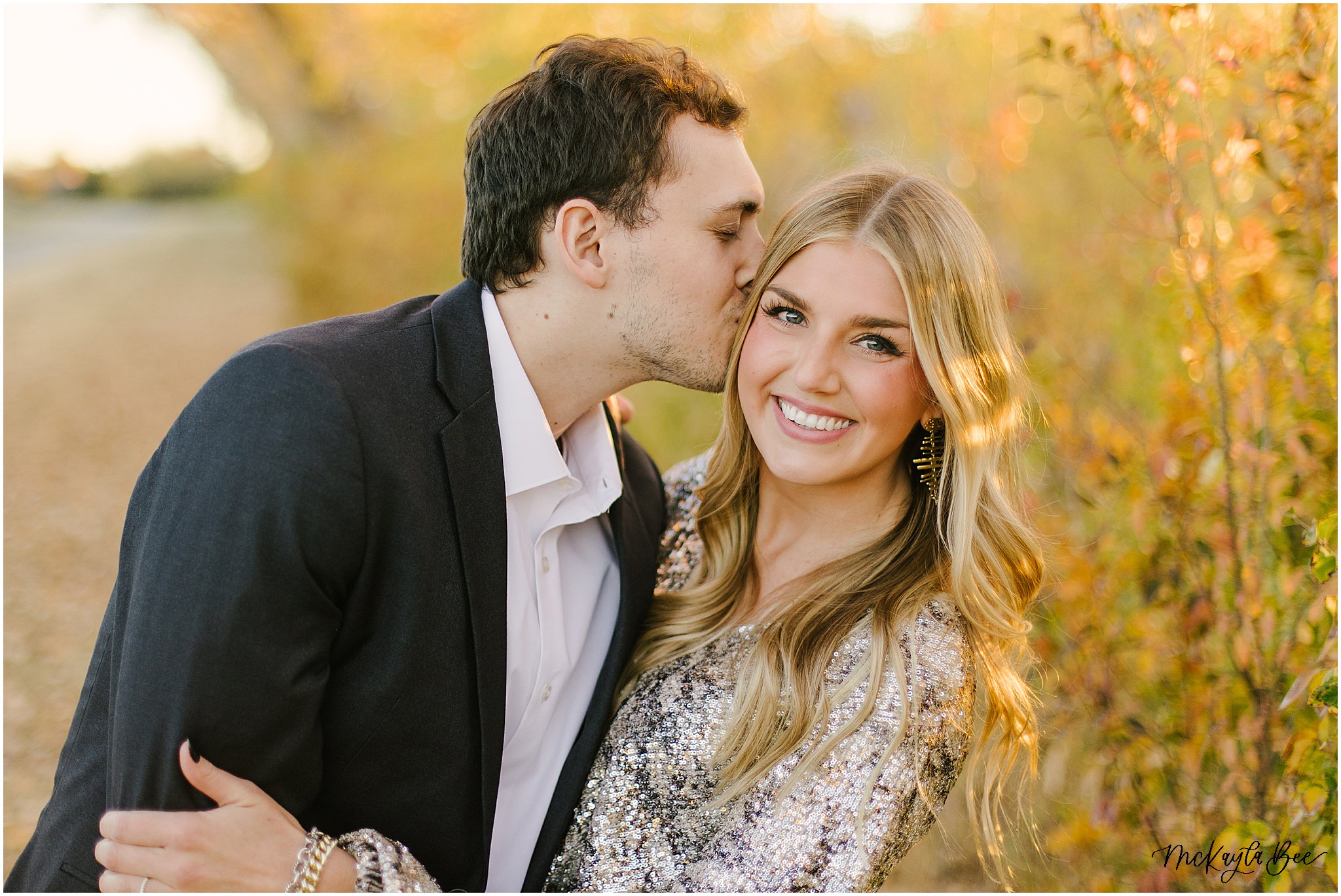 Natalie + John - Oklahoma City Fall Engagement Session - mckaylabee.com