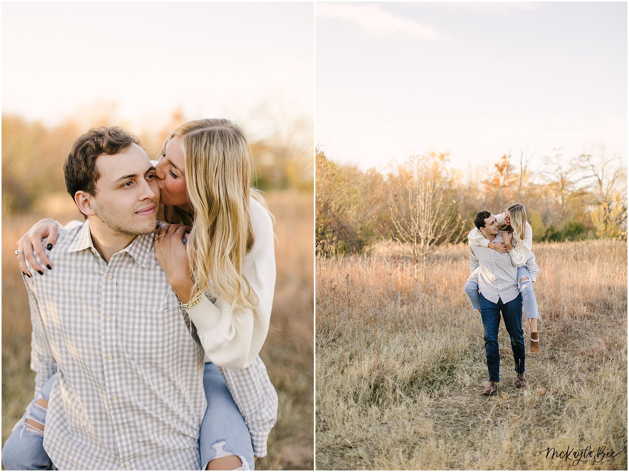 Natalie + John - Oklahoma City Fall Engagement Session - mckaylabee.com