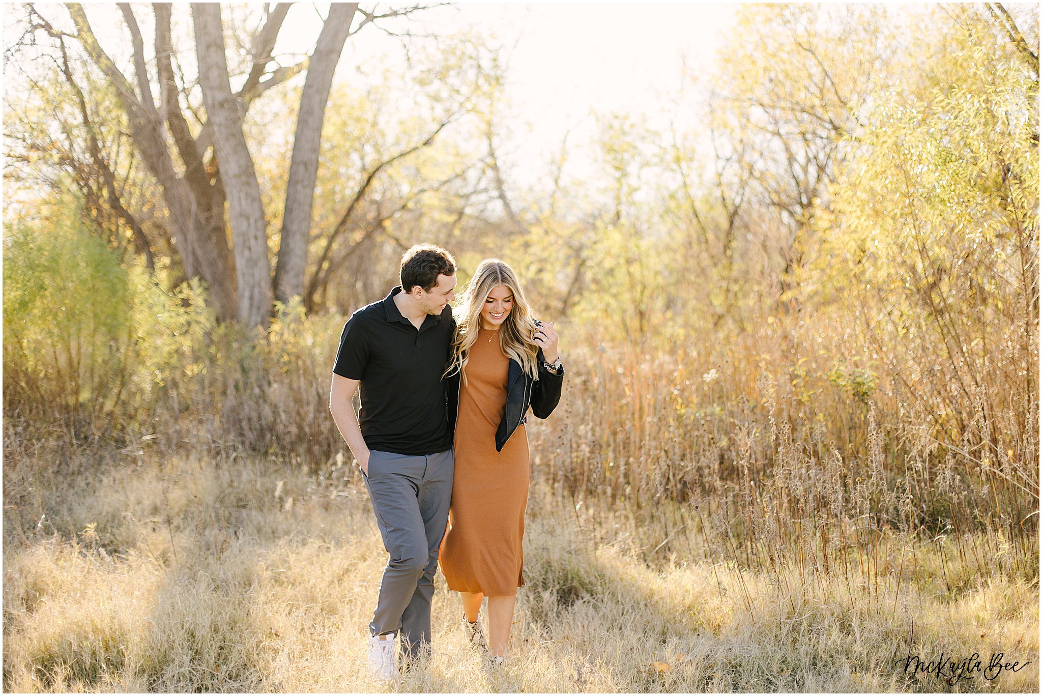Natalie + John - Oklahoma City Fall Engagement Session - mckaylabee.com