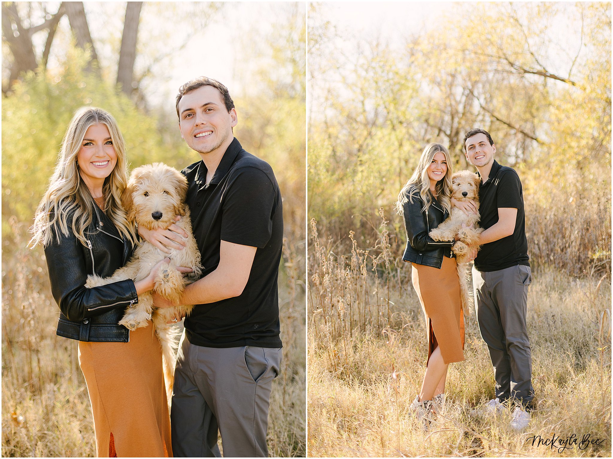 Natalie + John - Oklahoma City Fall Engagement Session - mckaylabee.com