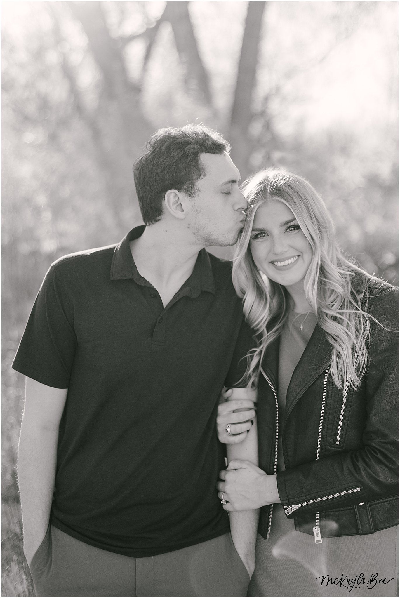 Natalie + John - Oklahoma City Fall Engagement Session - mckaylabee.com