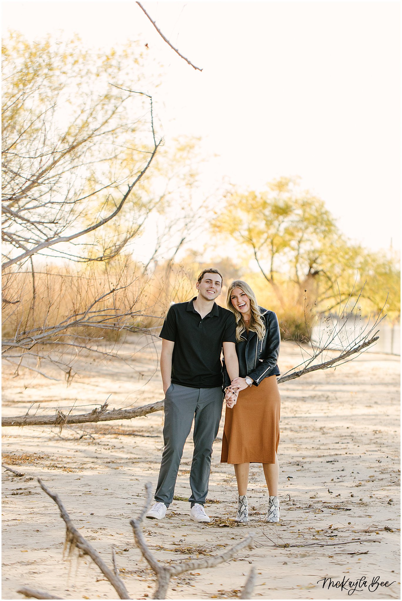 Natalie + John - Oklahoma City Fall Engagement Session - mckaylabee.com