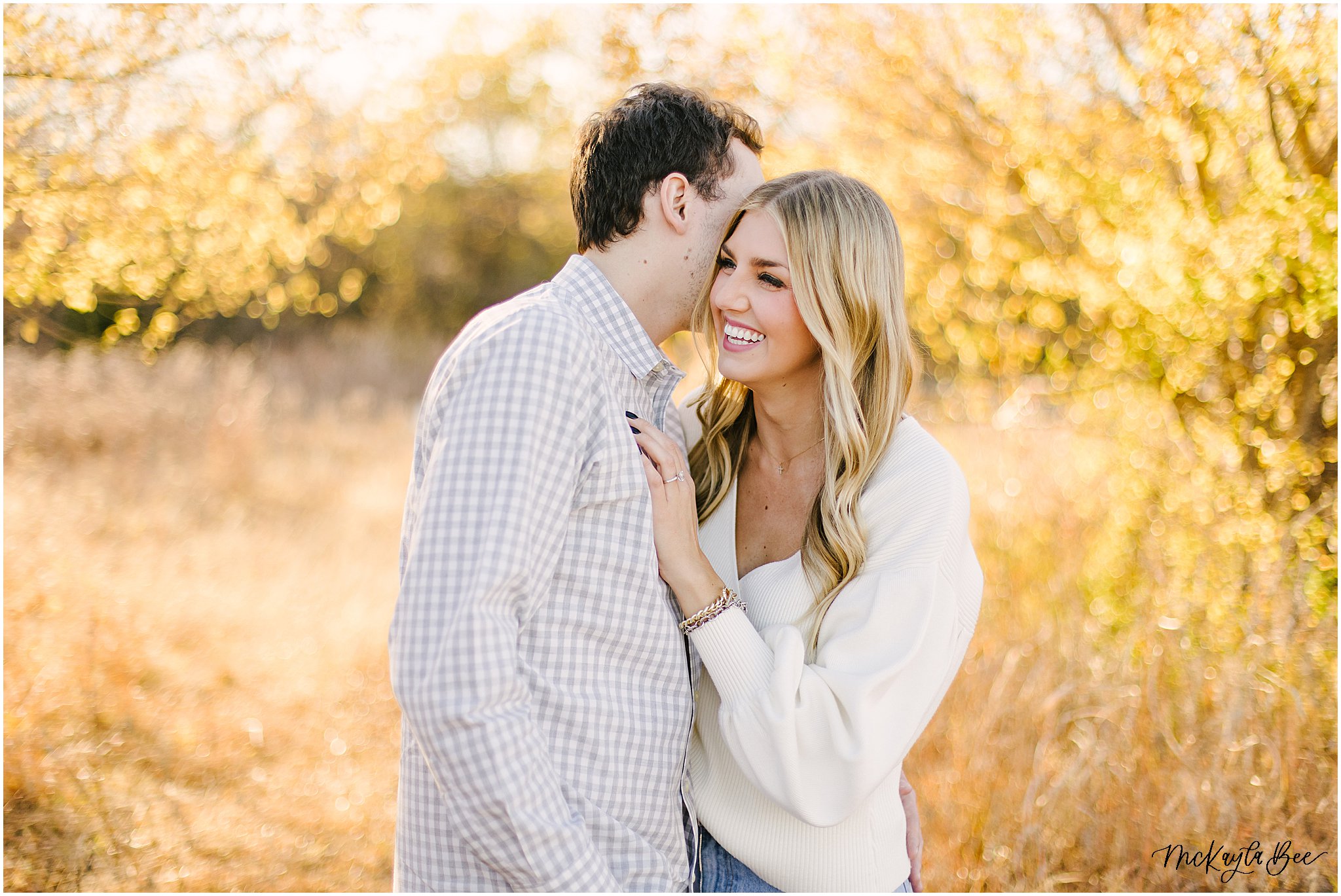 Natalie + John - Oklahoma City Fall Engagement Session - mckaylabee.com