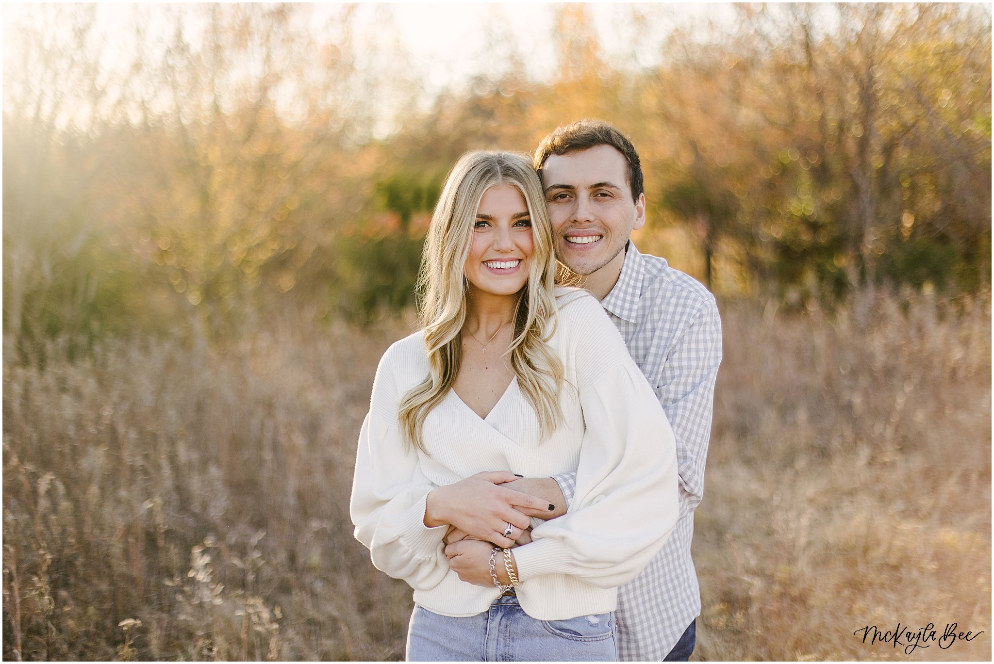 Natalie + John - Oklahoma City Fall Engagement Session - mckaylabee.com