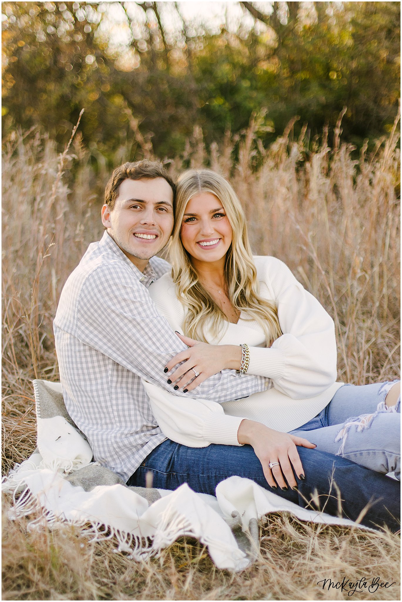 Natalie + John - Oklahoma City Fall Engagement Session - mckaylabee.com