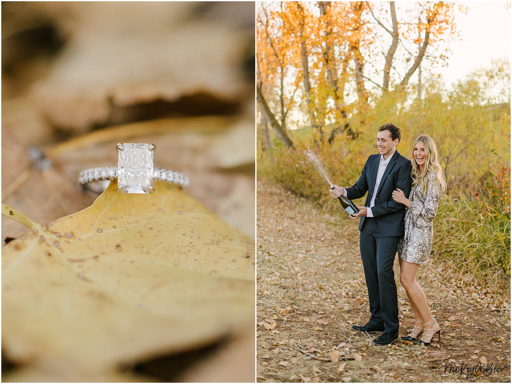 Natalie + John - Oklahoma City Fall Engagement Session - mckaylabee.com