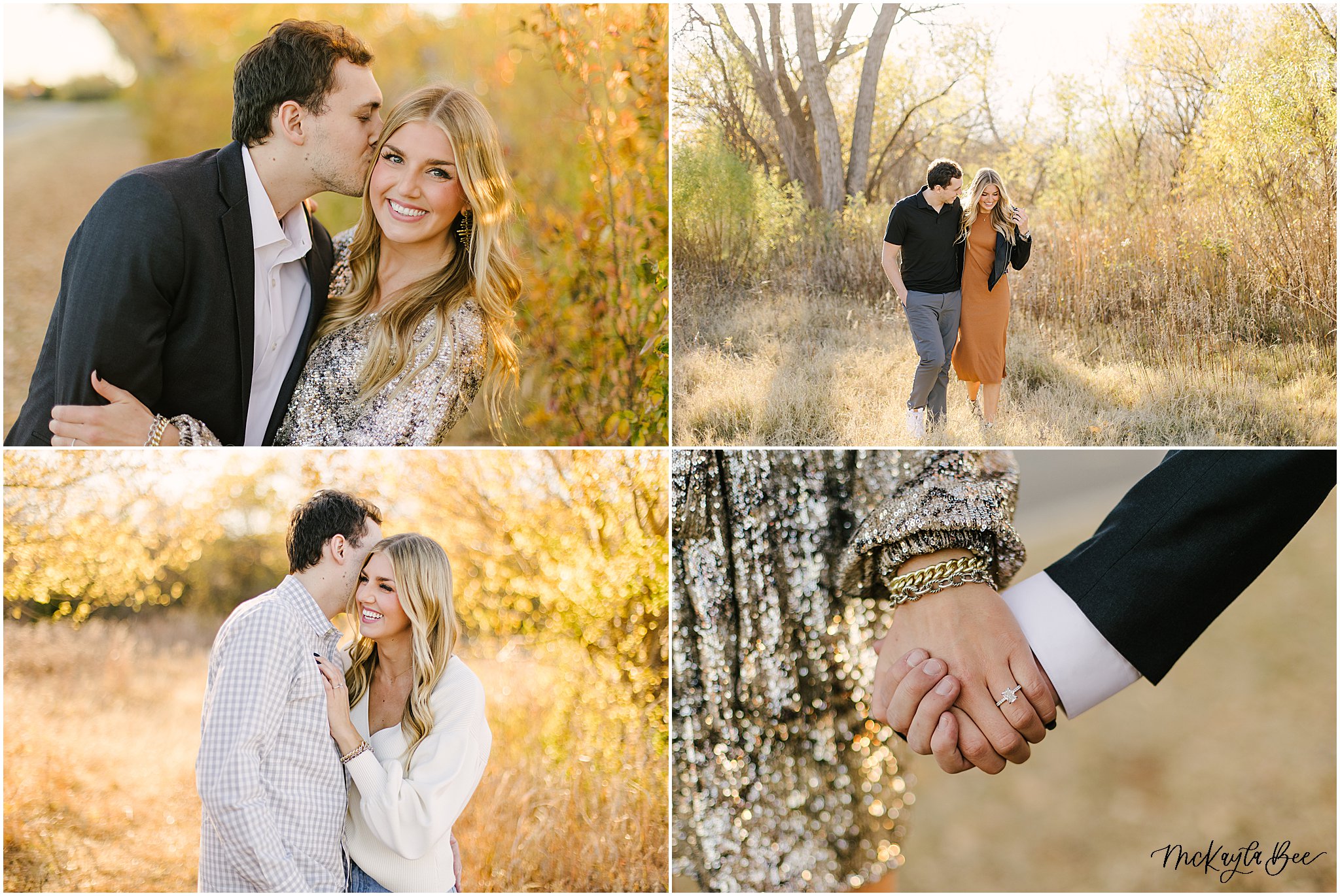 Natalie + John - Oklahoma City Fall Engagement Session - mckaylabee.com
